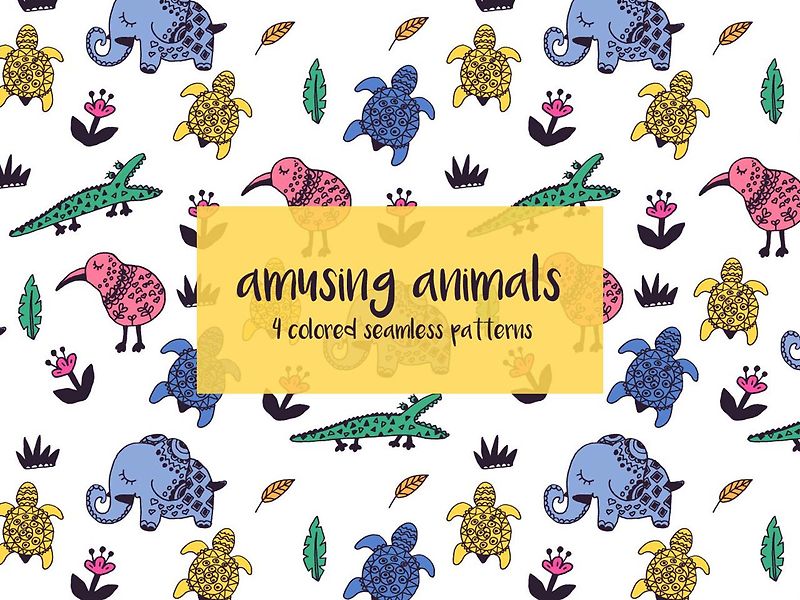 Free easy-to-use animal patterns