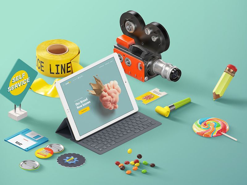 Header image generator mockup